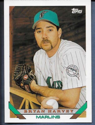 1993 Topps Florida Marlins Baseball Card #439 Bryan Harvey NM | eBay