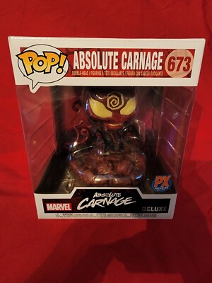Medium Funko Pop #673 Absolute Carnage (Marvel Deluxe) | eBay