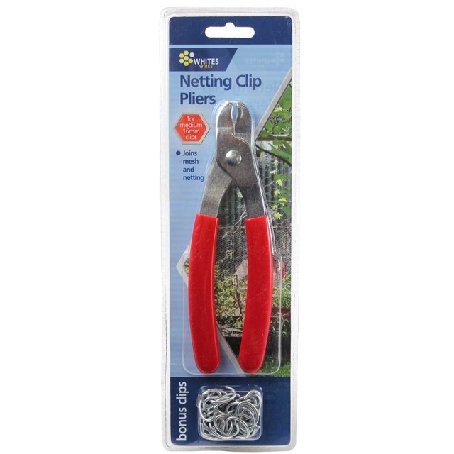 Netting Clip Pliers for 16mm Clips 12405 Whites Wires for sale online ...