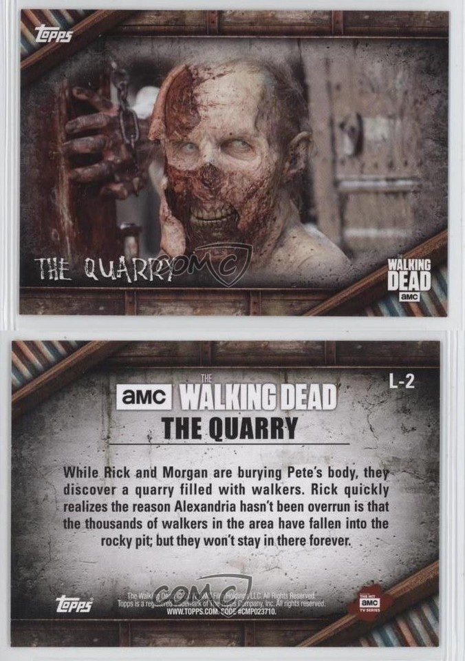2017 Topps The Walking Dead Season 6 Locations The Quarry #L-2 2o7 | eBay