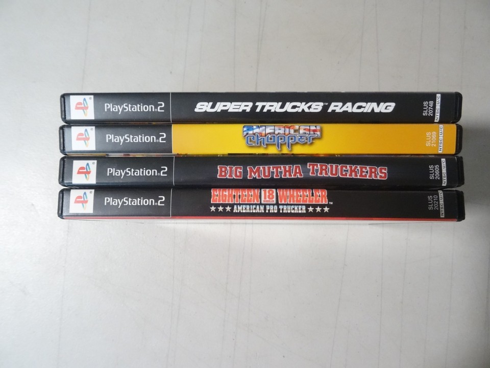 LOT OF 4 BIG MOTHER CHOPPER 18 Super Trucks Racing Sony PlayStation 2 ...