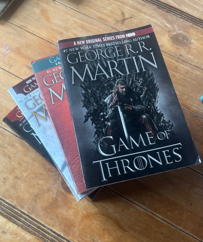 GAME OF THRONES Series Lot of 4 (#1-4)Barnes & Noble Paperback Set ...
