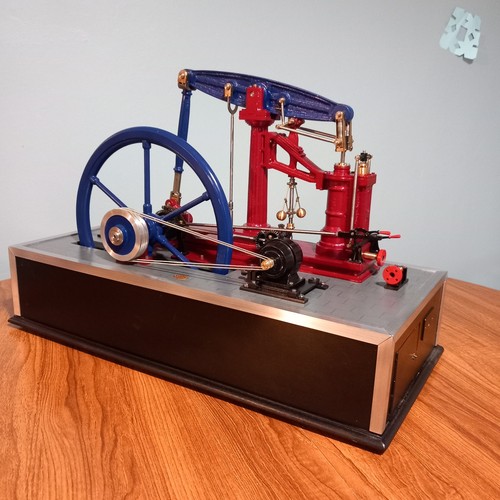 SANDERSON BEAM ENGINE. EXCELLENT CONDITION. WITH GENERATOR AND DISPLAY ...