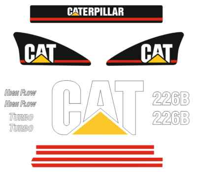 226B STICKER SET SKID STEER DECAL KIT 226 LOADER | eBay