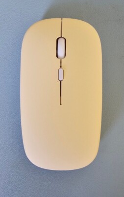 Wireless Mouse 2.4 GHZ Optical USB BT Rechargeable for PC Laptop Color ...