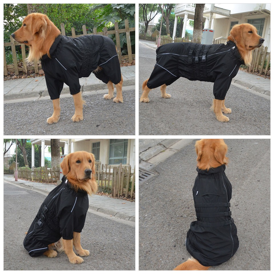 Dogs Waterproof Jacket, Lightweight Dog Raincoat, Windproof Snow-Proof ...