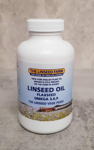 The Linseed Farm Lin Huile Graines de Lin Oméga 3,6,9 ( Vege Blocs) 120 ...