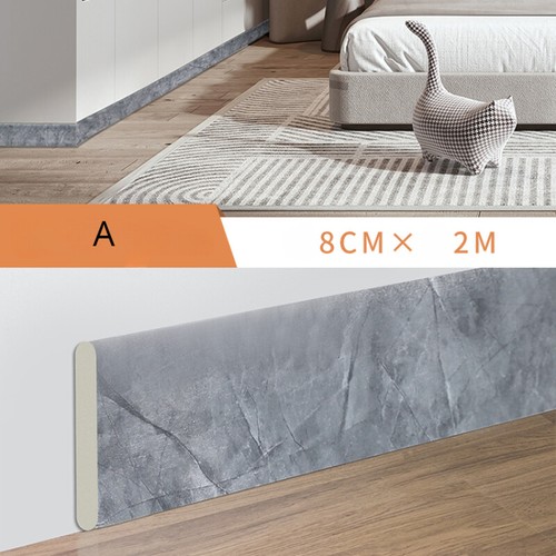 2M Length Waterproof Wall Skirting Border Sticker Self Adhesive Wall ...