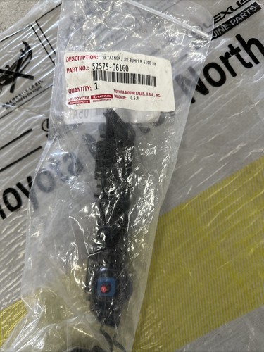 TOYOTA CAMRY 18 19 20 REAR BUMPER RETAINER BRACKET SIDE RH OEM GENUINE ...