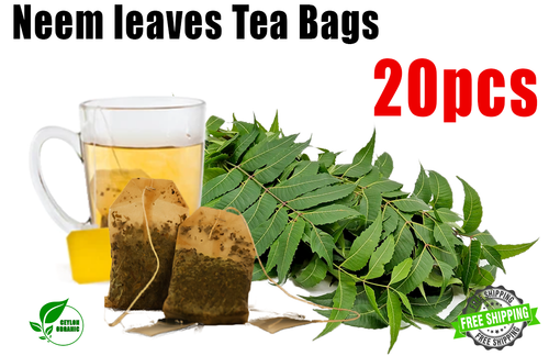 Healthy Pure Neem leaf tea bags 20 pcs Neem infusion Tea Skin Care ...