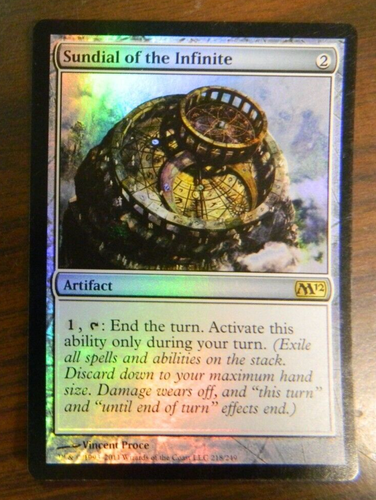 MTG M12 Foil Rare Sundial Of The Infinite (2011) Excellent - NM Con | eBay