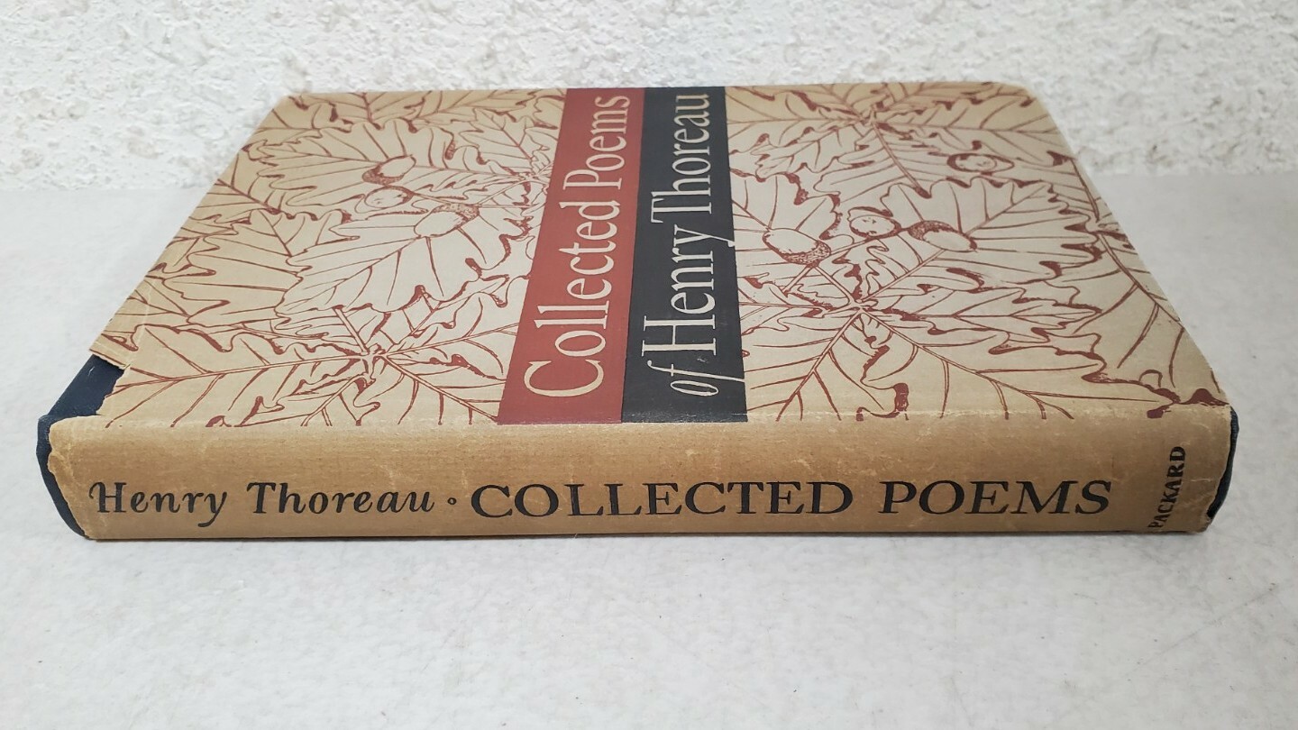 Collected Poems of Henry Thoreau HC Book by Carl Bode (1943) First ...