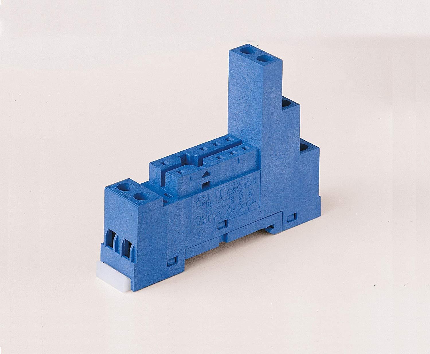 TWO (2) Finder 95.75SMA DIN-Rail screw terminal (Box Clamp) Sockets | eBay