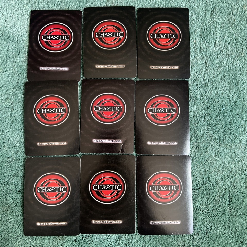Chaotic CCG Lot Of 9 First Edition Cards *All Holo* | eBay