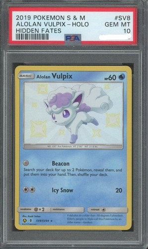 Alolan Vulpix SV8 PSA 10 | eBay