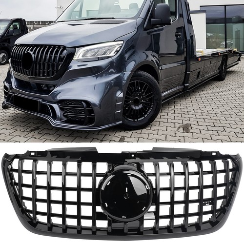 Front Grilles For Mercedes-Benz Sprinter 1500 2500 3500 W907 Black ...