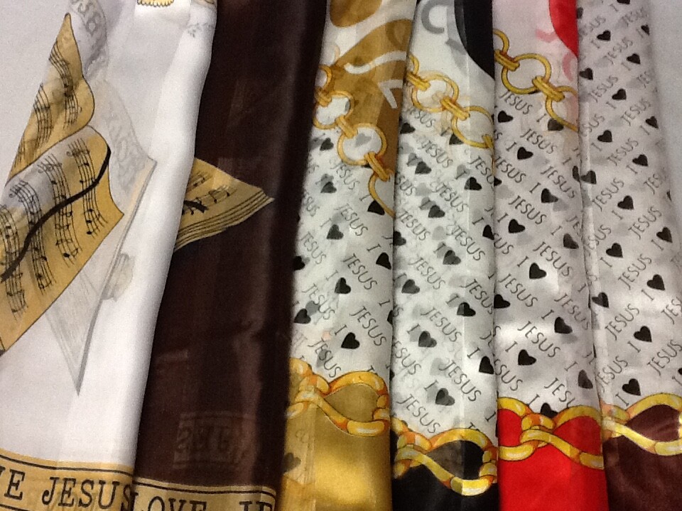 8 I LOVE JESUS 8 Religious Christian Church Scarf Item Scarves ...