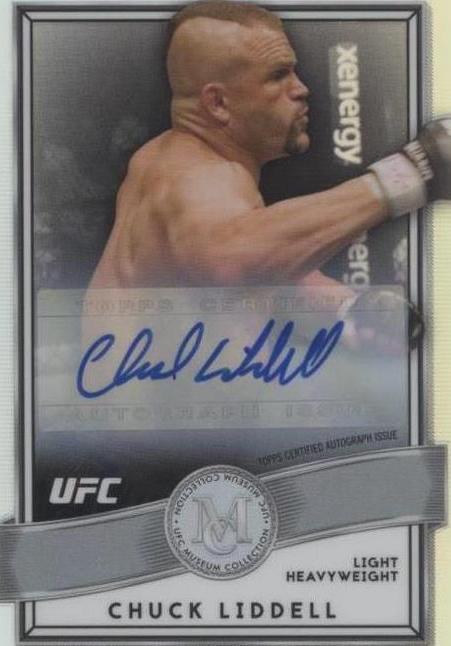 2017 Topps Chrome UFC - Museum Collection Chuck Liddell #UM-CL ...