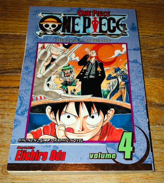 One Piece Volume 4 Eiichiro Oda Gold Foil English Manga TPB GN | eBay