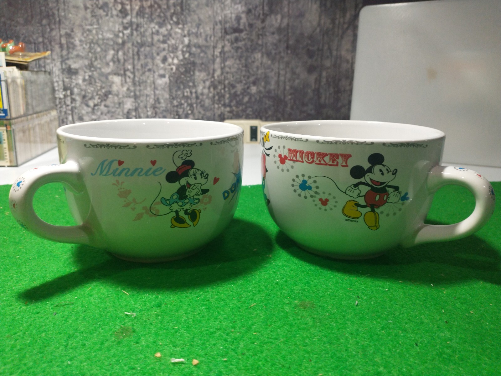 Pair Disney Mickey Mouse Large Soup/Coffee Mug | eBay
