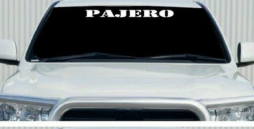 Pajero sticker 900mm windscreen decal window 4wd windshield sport 4x4 ...