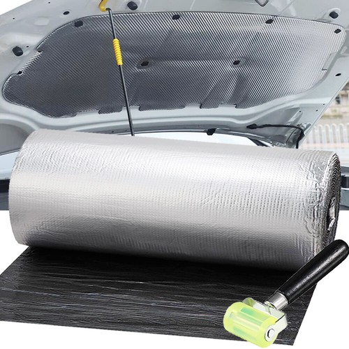 Self-adhesive Sound Deadener Heat Shield Insulation Mat Firewall Hood ...