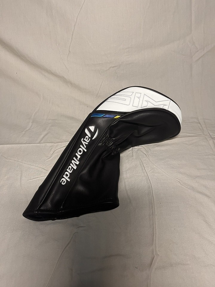 TaylorMade Golf 2021 Sim2 Driver Head Cover - Black/White/Blue | eBay