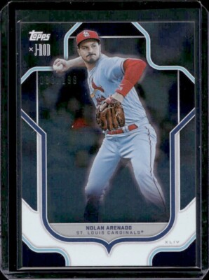 NOLAN ARENADO #40 - 2023 TOPPS X SHOW OUT - J-ROD SILVER FOIL /199 ...