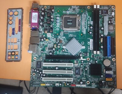 Vintage ECS RC410-M Socket 775 Motherboard w./ IO Shield - Untested! | eBay