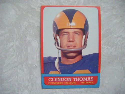 1963 Topps Football 131 Clendon Thomas RC SP EX-MT | eBay