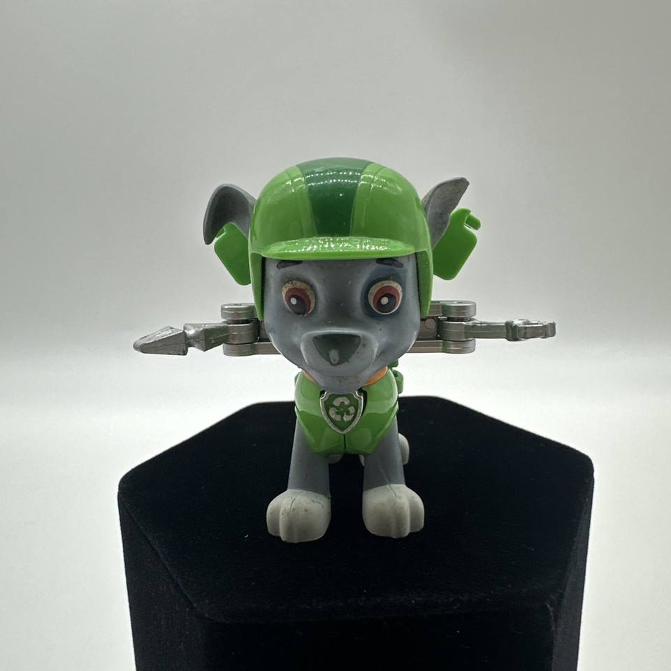 Paw Patrol Rocky Action Figure - Green Recycling Pup Toy 2.3In..33 | eBay