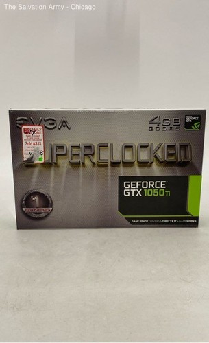 EVGA Superclocked GeForce GTX 1050 Ti 4GB GDDR5 OSD Gaming Graphics ...