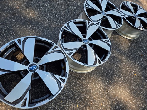 18" SUBARU FORESTER XV WRX OUTBACK OEM FACTORY STOCK WHEELS RIMS 5X114 ...