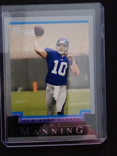 ELI MANNING 2004 BOWMAN ROOKIE #111 NEW YORK GIANTS NFL FOOTBALL CARD ...