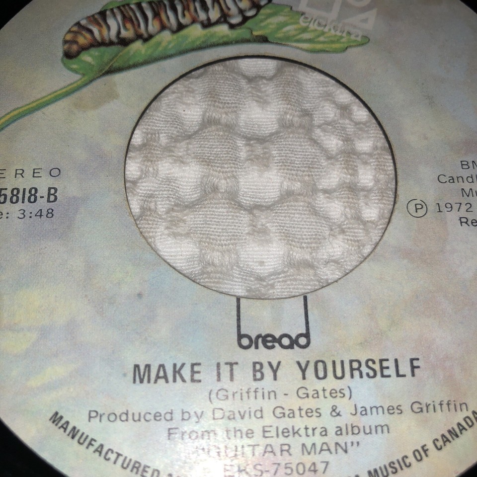 Bread Sweet Surrender / Make It By Yourself 7” 45rpm Elektra 1972 Vinyl ...