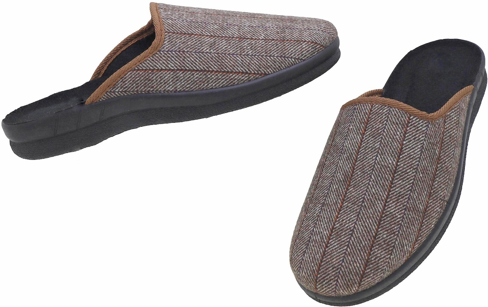 Herren Hausschuhe Schuhe Pantoffeln Sommer Schlappen Latschen Männer Nr ...