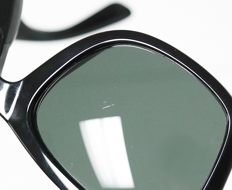 Ray-Ban Meta Wayfarer RW4006 Smart Glasses - Shiny Black/G15 Green 601/ ...