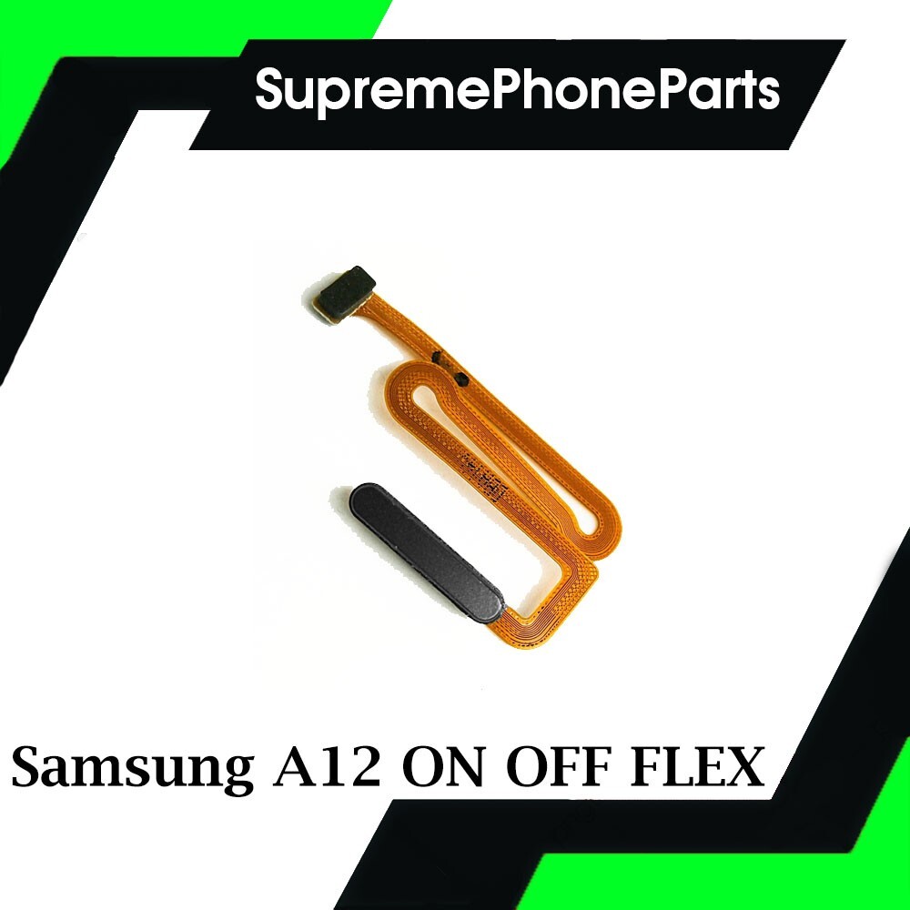 FOR SAMSUNG GALAXY A12 HOME POWER BUTTON FLEX CABLE FINGERPRINT SENSOR ...