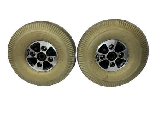 Hoveround Teknique XHD Front Drive Wheels Tires Rims Hubs Pneumatic 4. ...