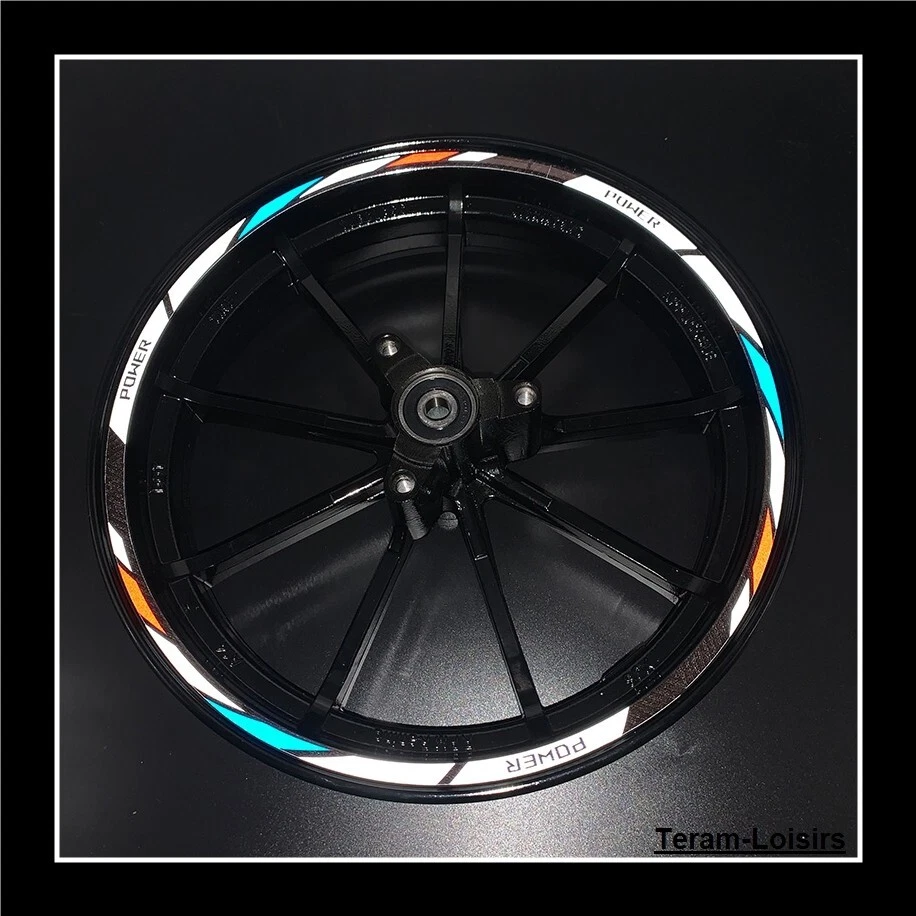Turquoise Car Rims On Silver