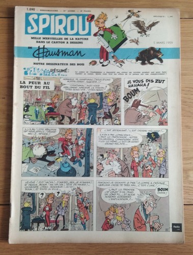 SPIROU ( journal ) n° 1090 , couverture Franquin , ( Dupuis , 05/03/1959 ) | eBay