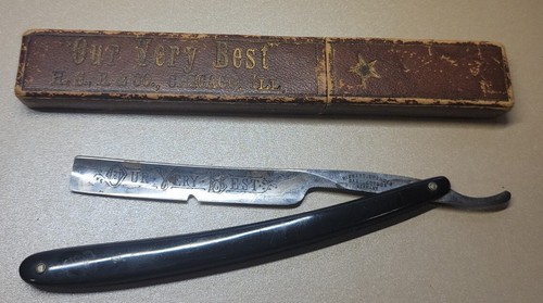 Our Very Best Straight Razor Hibbard Spencer Bartlett & Co. W W/Box ...