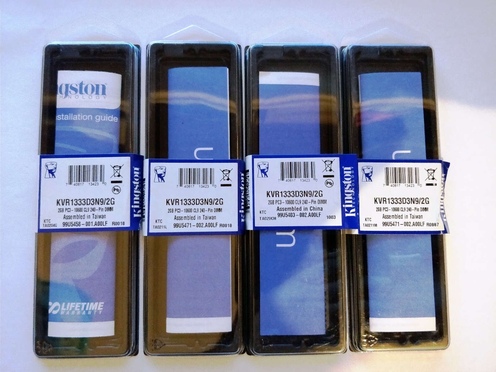 PC DDR RAM Memory Package Case Holder for DIMM Modules - lot of 4 | eBay