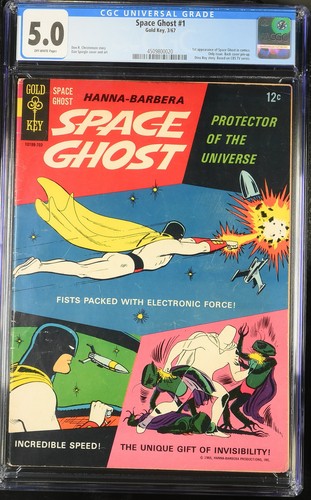 Space Ghost #1 - Gold Key 1967 CGC 5.0 1st appearance of Space Ghost in ...