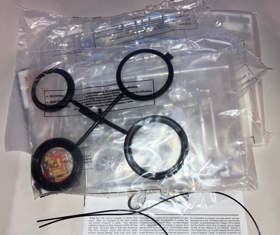 Monogram KIT FOR PARTS Tom Daniel Grim Reaper Chopper 1:8 motorcycle ...