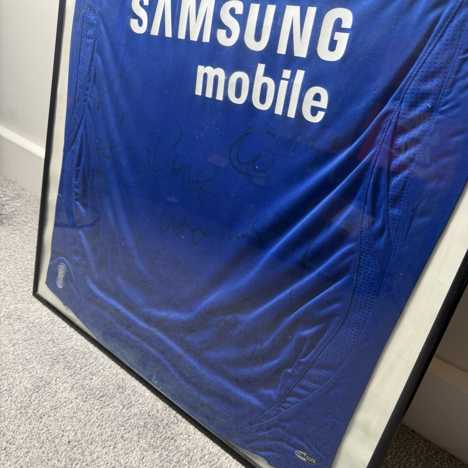 2006/07 Chelsea Men’s Team Signed Framed Shirt | eBay UK
