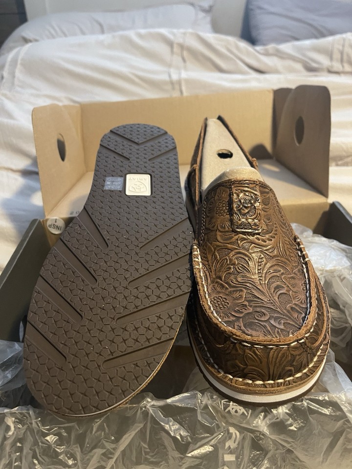 Ariat® Ladies Cruiser Copper Blanket Embossed Slip On Shoes 10044534 w ...