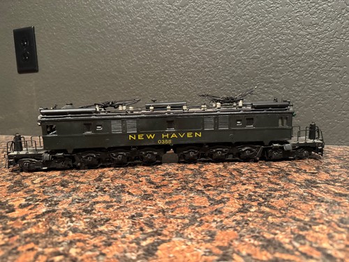 O Scale Brass New Haven EP-3 Electric Locomotive Custom Painted Chain ...