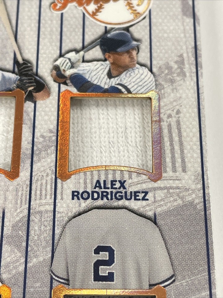 2025 Leaf Bronx Legacy Jeter Rivera Rodriguez Matsui Quad Relic /40 ...