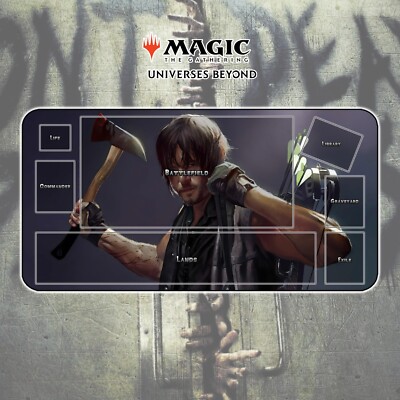 Playmat MTG Magic The Gathering x The Walking Dead - Daryl | eBay